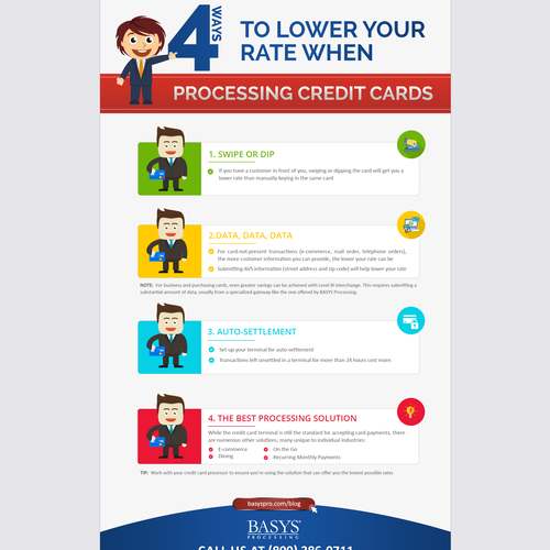 4 Ways to Lower Your Rate when Processing Credit Cards | Postcard ...