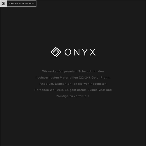 ONYX looking for the most exclusive and luxurious logo | Logo & brand ...