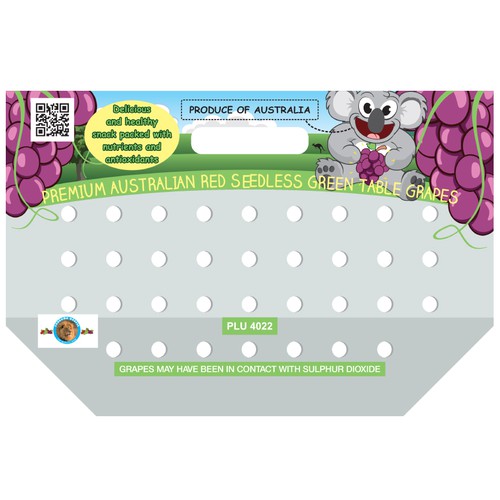 Grape packaging for International Supermarkets | Product packaging contest