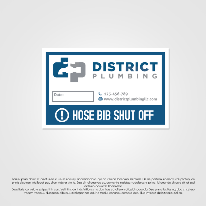 Service Stickers for Plumbing Company Needed! | Sticker contest