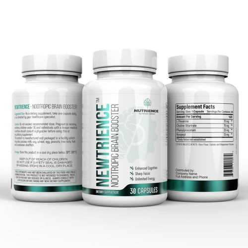 Designs | Premium "Store Brand" Looking Dietary Supplement Label Design ...