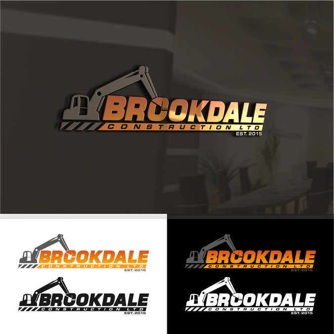 Bold Construction Logo Needed. Must be thick and easily read from far ...