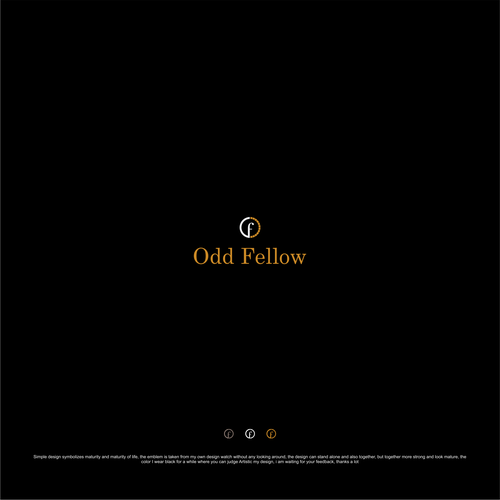Create an attention grabbing logo for Odd Fellow. | Logo & social media ...