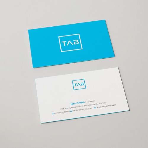 TAB Business Card | Business card contest