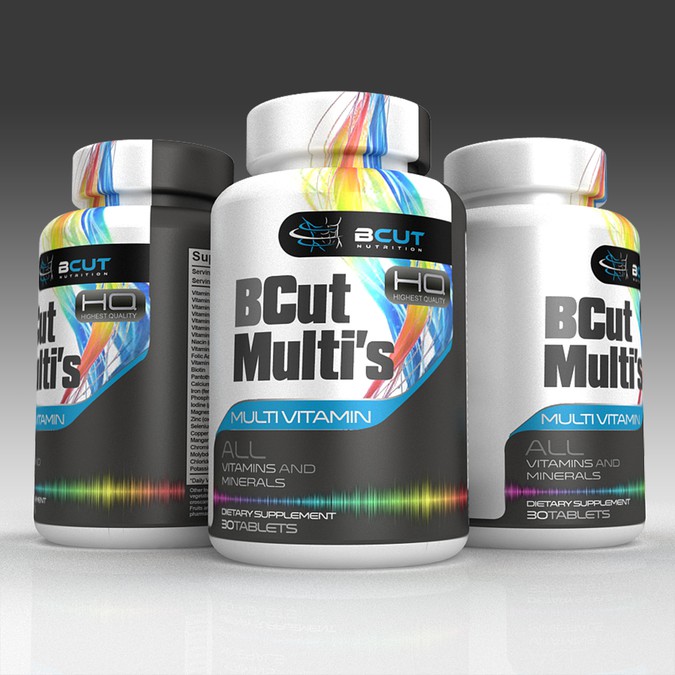 Supplement Label Design for Fitness Celebrity Brand | Product label contest