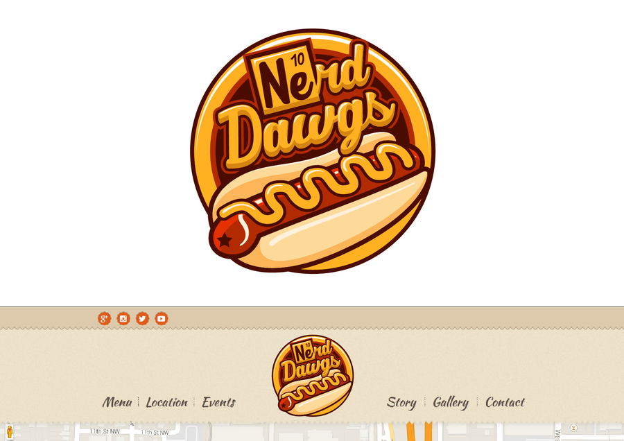 Delicious and clean looking hot dog logo needed for Nerd Dawgs brand ...
