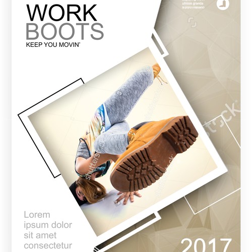 Design a footwear catalog cover | Other book or magazine contest