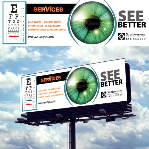SWEYE Billboard Eye Chart | Signage contest