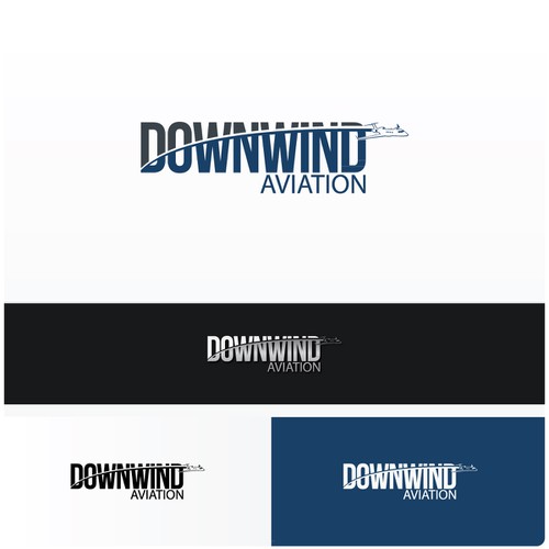 logo for Downwind Aviation | Logo design contest