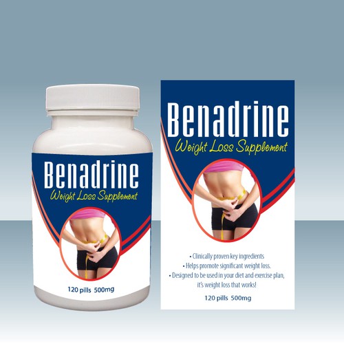 product label for Benadrine | Product label contest