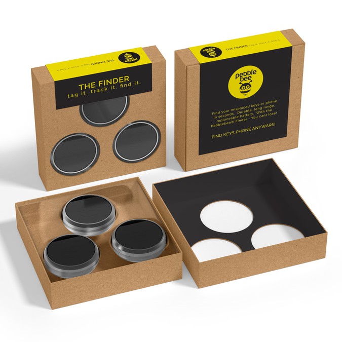 Create a modern industrial, craft style packaging for a beautiful and ...