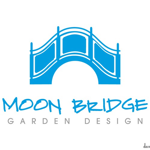 logo for Moon Bridge Garden Design | Logo design contest