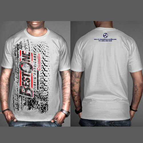 Bold & Creative T-Shirt for Tire and Auto Business | T-shirt contest