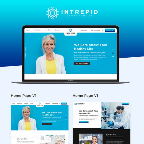 Designs | Biotech Website Design | Web page design contest