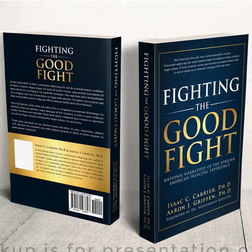 Designs | Fighting the Good Fight book cover design | Book cover contest