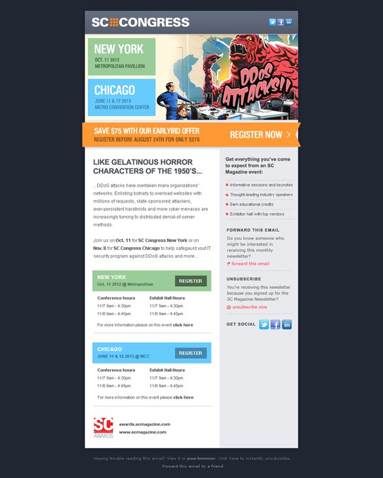 Email Blast design for upcoming event | Other design contest