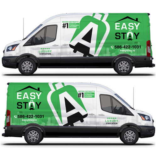 Designs | Easy Stay - First Fleet Van Design | Car, truck or van wrap ...