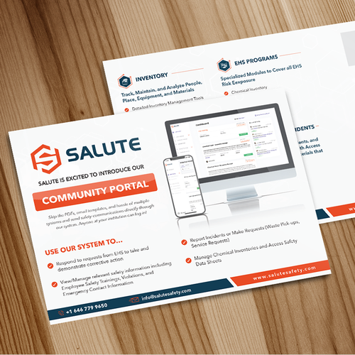 Designs | Design a postcard advertisement for an innovative safety ...