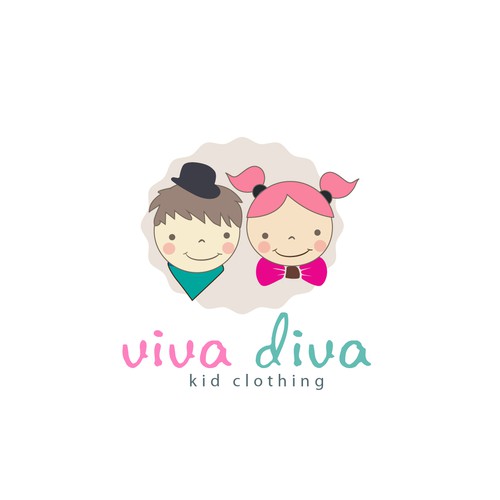 A cute and fun logo for kid clothing line | Logo design contest