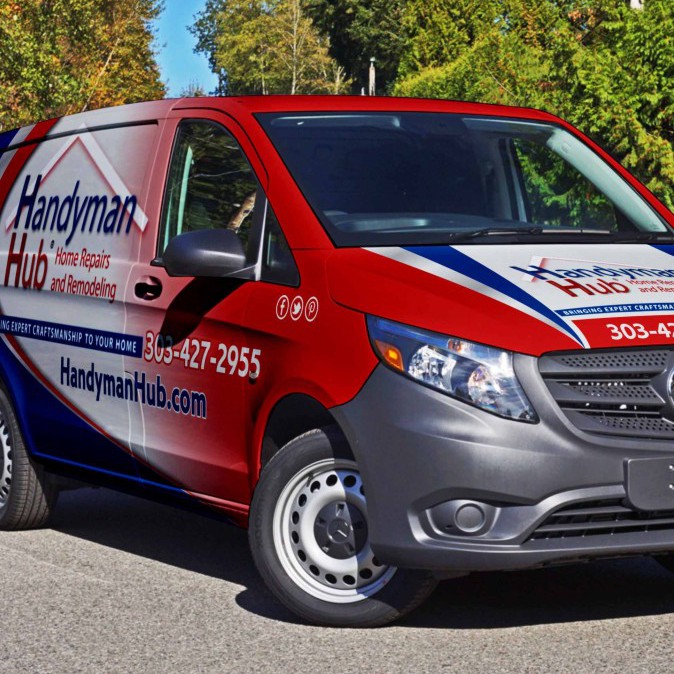 Head turning Van Wrap for Handyman Hub | Car, truck or van wrap contest