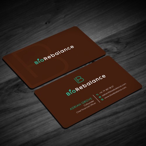 Designs | BioRebalance Supplement Company Business Cards | Business ...