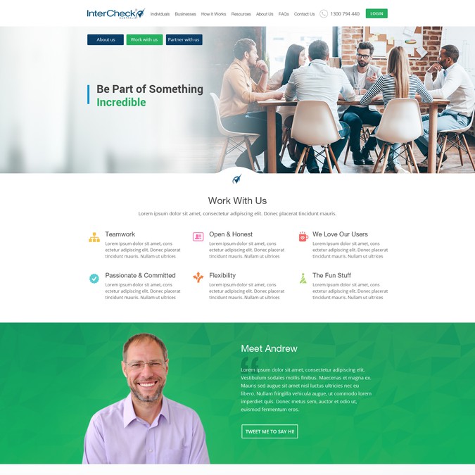 About Us Page in Modern and Clean Design (x 3 pages) | WordPress theme ...