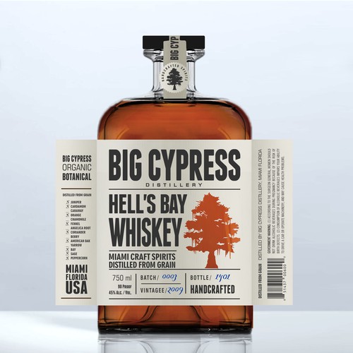 Label for craft Whiskey or Gin bottle | Product label contest