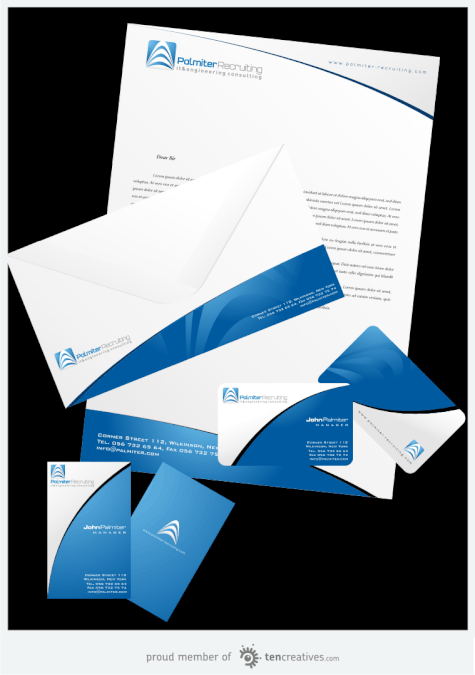 "Logo with Letterhead & BCard for IT & Engineering Consulting Company ...