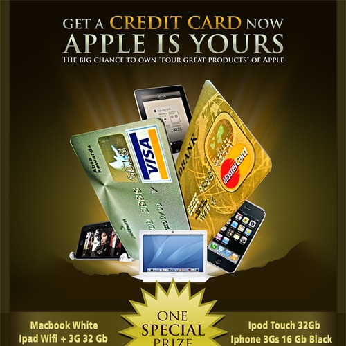 Impression poster for credit card promotion | Print or packaging design ...