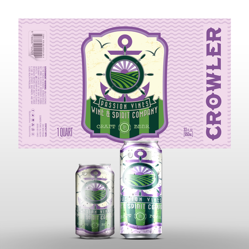 Create a Crowler Label for Passion Vines Wine & Spirit Co. | Other ...
