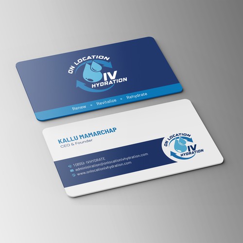 Designs | Design an appealing yet professional business card for IV ...