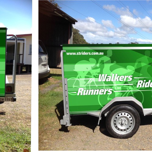 Design our running club's new eye catching trailer wrap | Signage contest