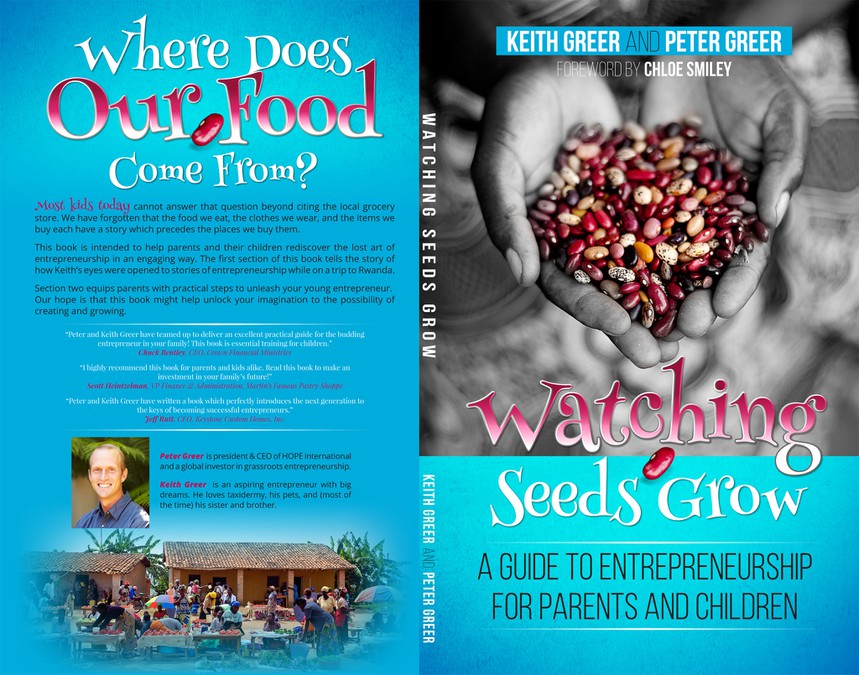 Design an exciting children's book front and back cover about ...