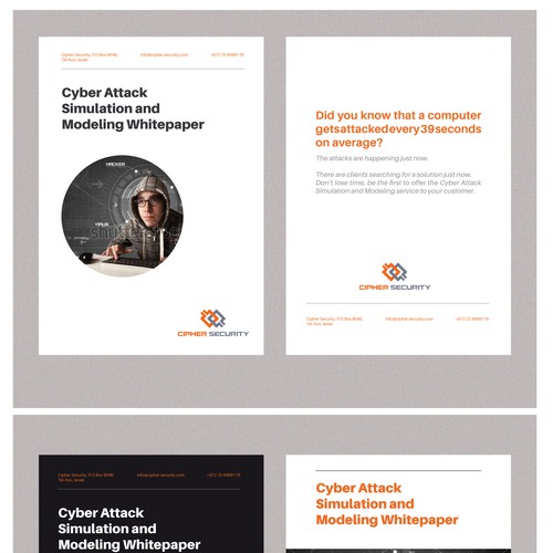 Designs | Design an amazing brochure (White Paper) for Cipher Security ...