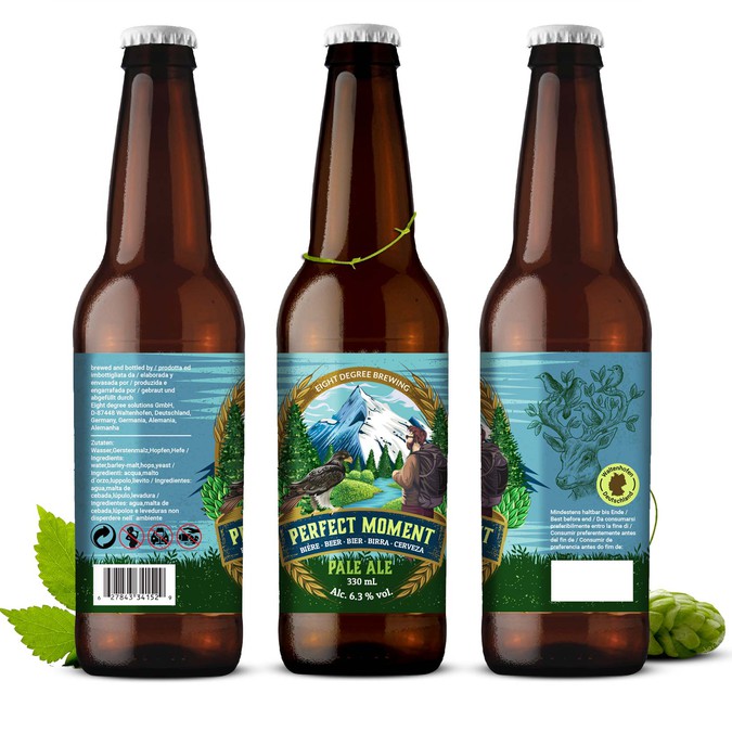 create awesome craft beer label for our new #perfectMoment Pale Ale ...