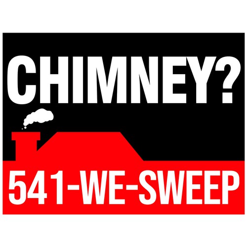 Designs | Bold, High-Contrast Bandit Sign for Chimney Sweep Service ...