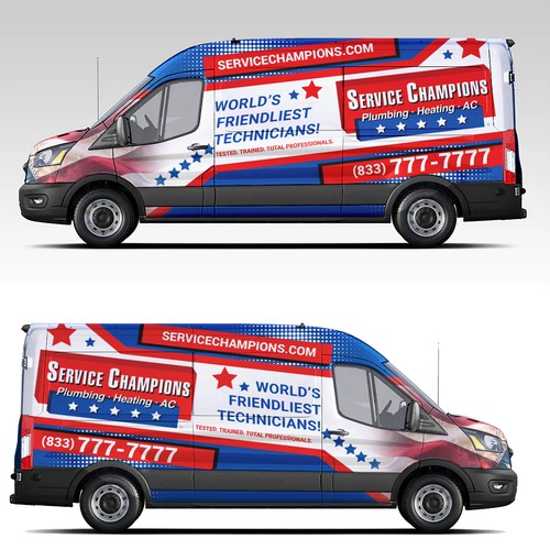 Designs | Van Wrap For Service Company | Car, truck or van wrap contest