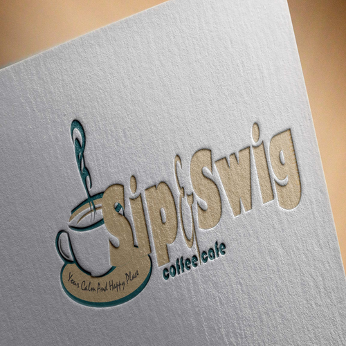 Sip & Swig Coffee Cafe | Logo design contest