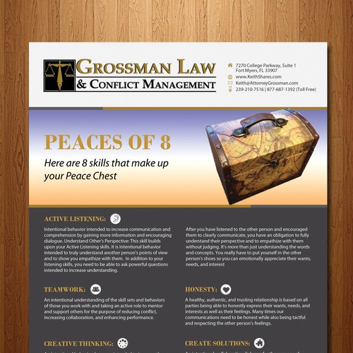 Create an attractive flyer for conflict management training program ...