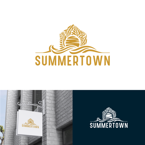 Designs | Eye catching logo for beachy upscale retail town center ...