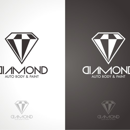 High end auto body shop- Diamond | Logo design contest
