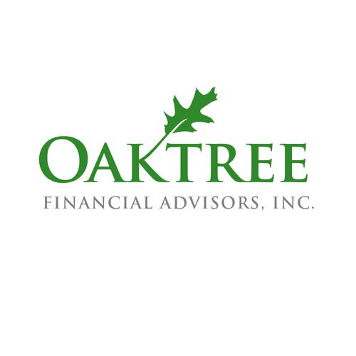 Create high-end logo of oak tree for investment and financial planning ...