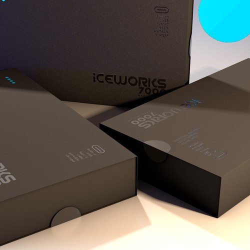Design a stylish and modern packaging box for our Iceworks portable ...