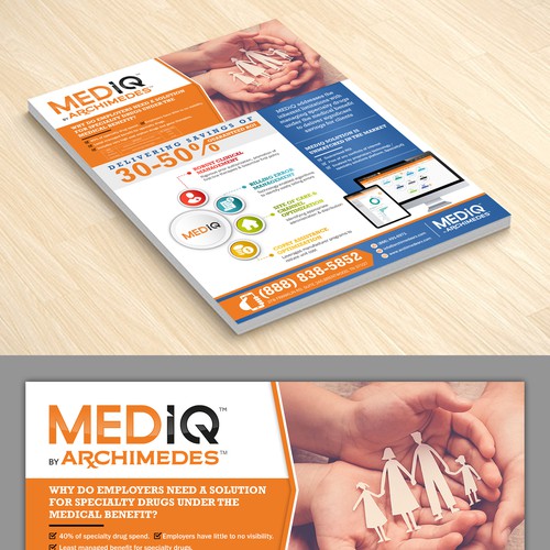 Designs | MEDiQ sell sheet | Postcard, flyer or print contest