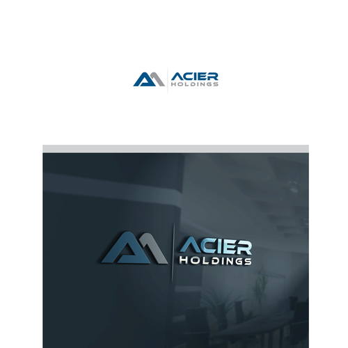 Create a professional logo for Acier Holdings | Logo design contest