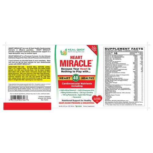 Designs | New look for Heart Miracle | Product label contest