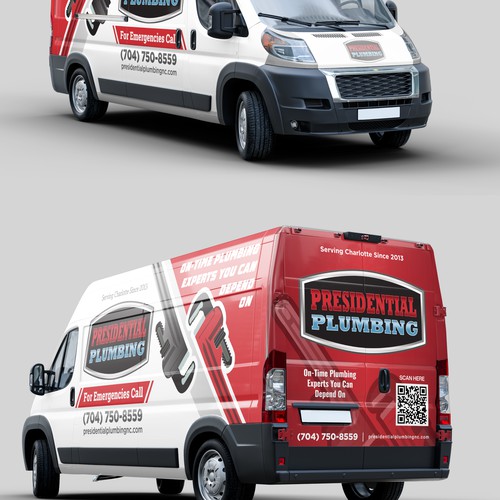 Designs | We Need an Interchangeable Trade Van Wrap With a Consistent ...