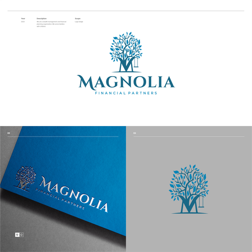 Designs | Magnolia Financial Partners logo that appeals to families ...