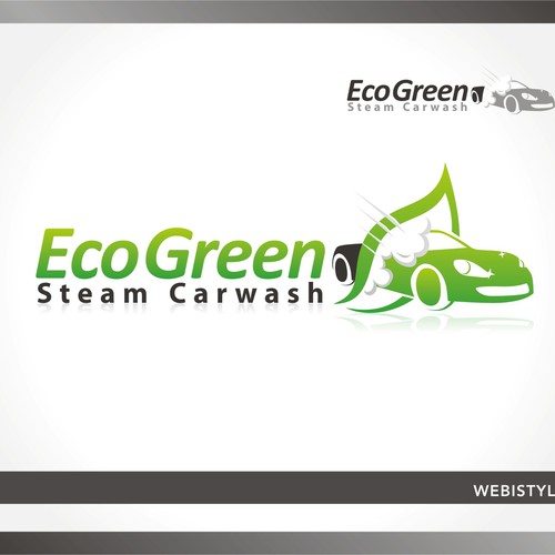 Logo for a steam-powered carwash business | Logo design contest