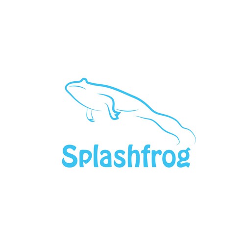 Design Bold Artsy Splashfrog Logo | Logo design contest